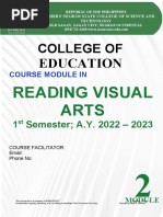 READING VISUAL ARTS Module | PDF | Semiotics | Prejudices