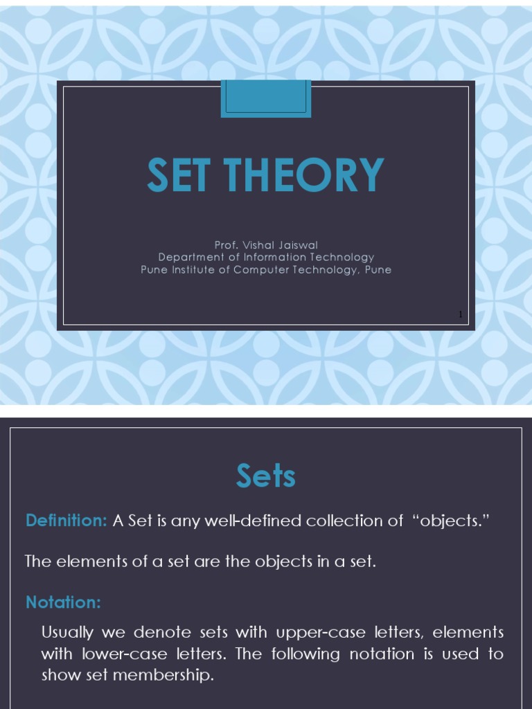 Introduction To Set Theory | PDF | Set (Mathematics) | Numbers