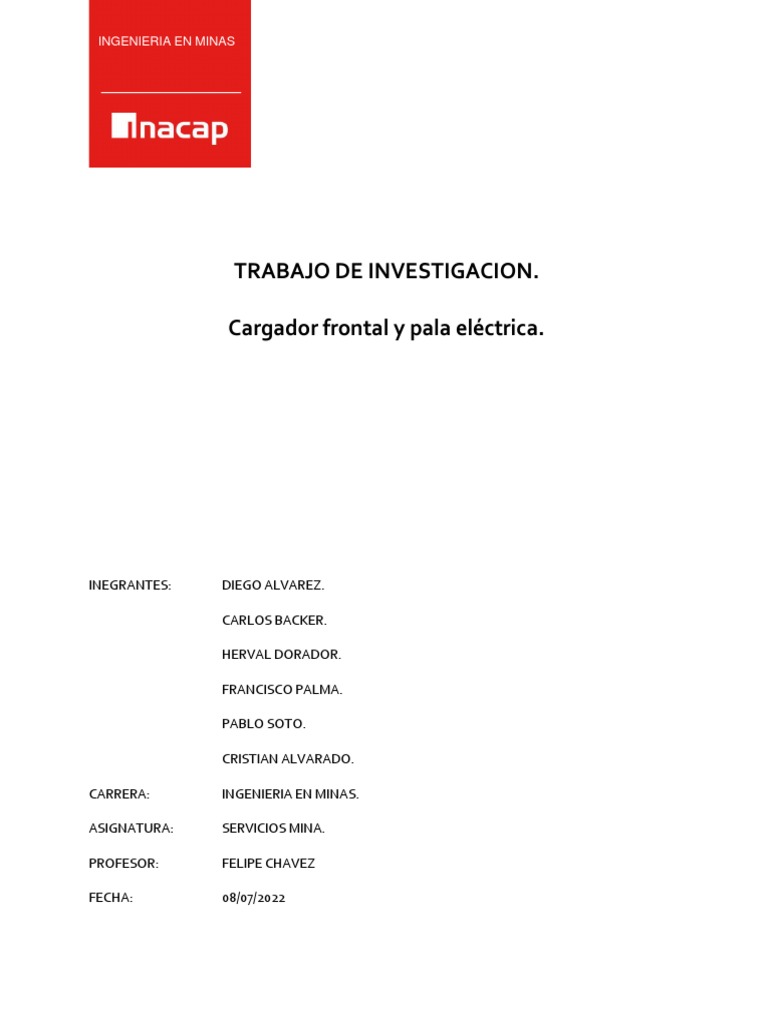 Pala de Cables y Cargador Frontal G3 | PDF | Neumático | Camión