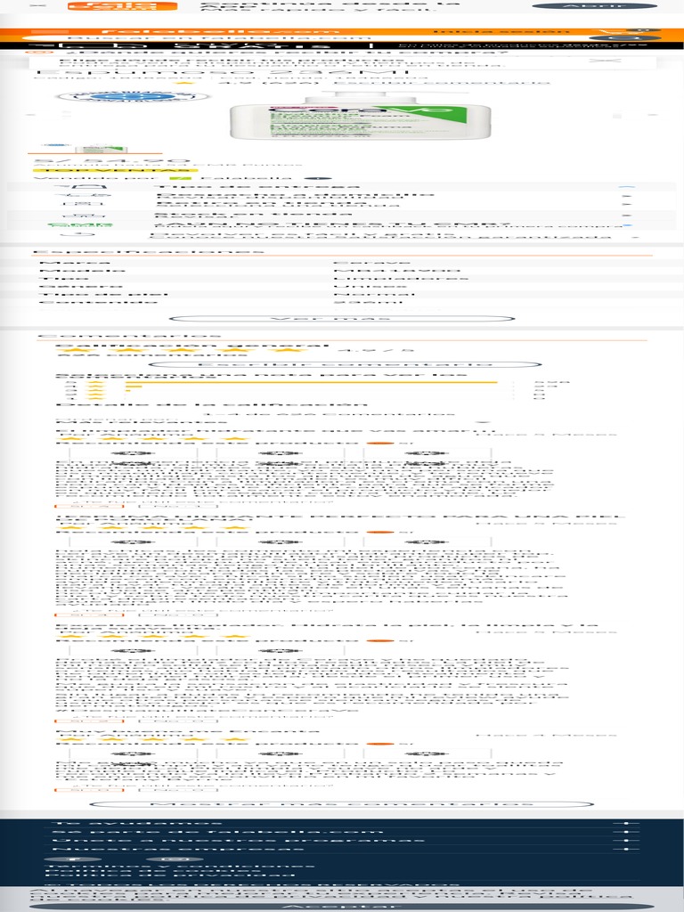 Limpiador Hidratante-Espumoso 236Ml CERAVE Fala | PDF