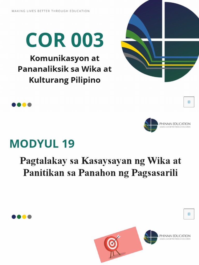 Cor 003 - Modyul 19-20 | PDF