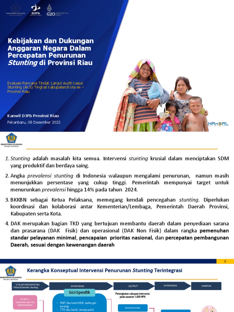 Evaluasi Rencana Tindak Lanjut Audit Kasus Stunting (AKS) | PDF