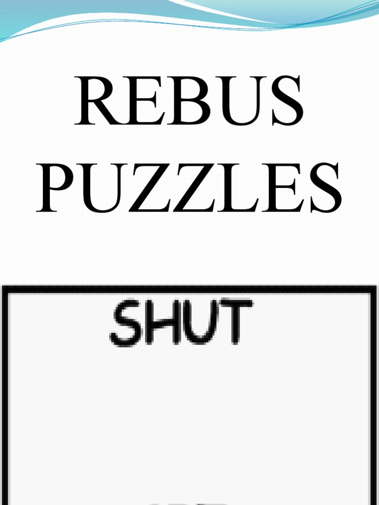Rebus 2 | PDF | Cooking, Food & Wine | Language Arts & Discipline