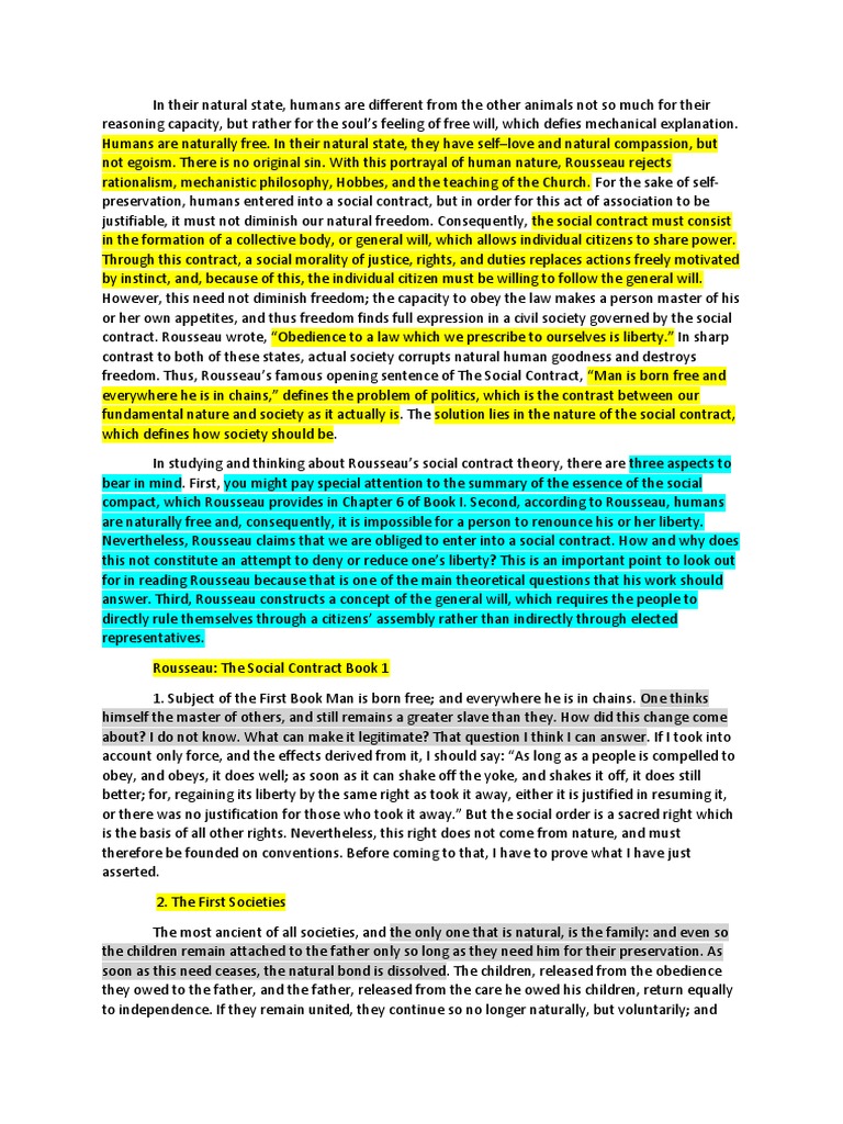 Conclusion Points Aida | Download Free PDF | Social Contract | Free Will