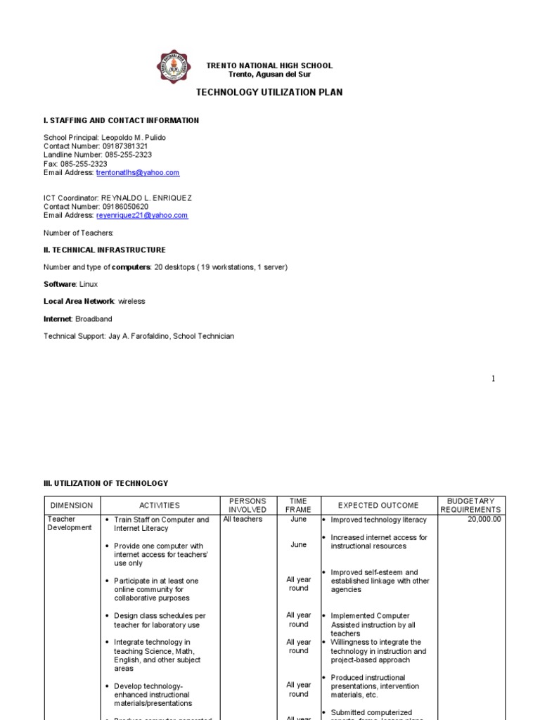 Empowering Education Through Technology: Trento National High School's ...