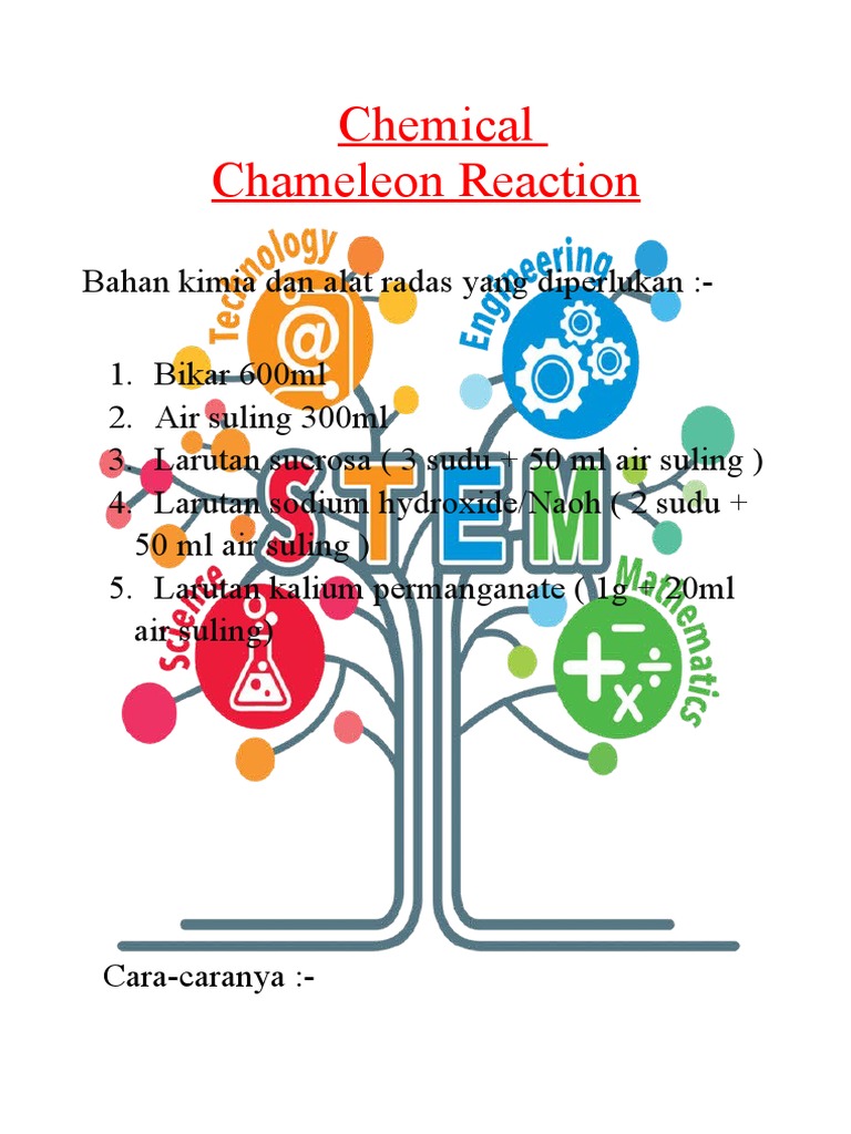 STEM - Chemical Chameleon Reaction | PDF