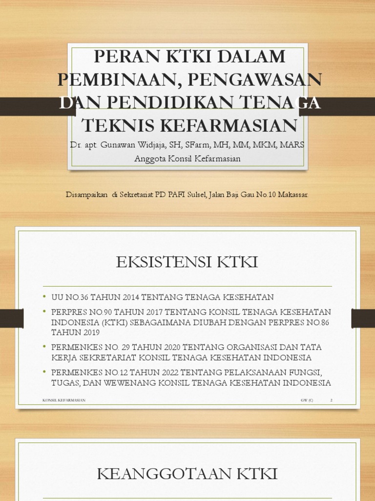 PERAN KTKI | PDF