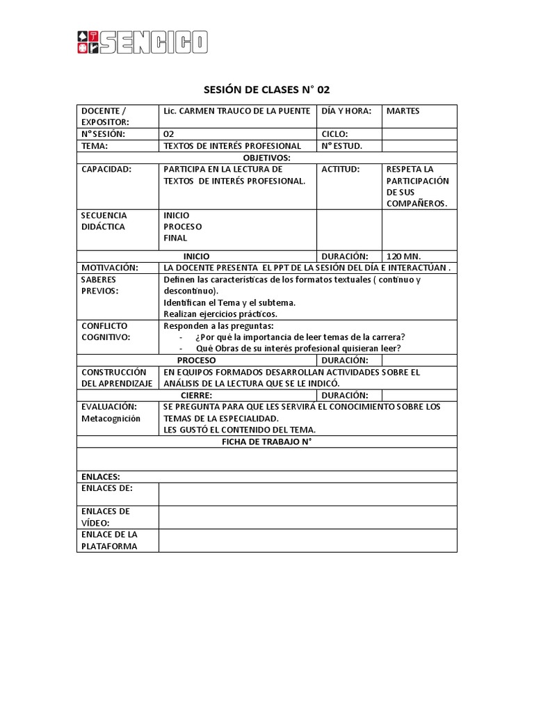 Sesión de Clase #02 2020 - Ii | PDF Sesión de Clase #02 2020 - Ii | PDF