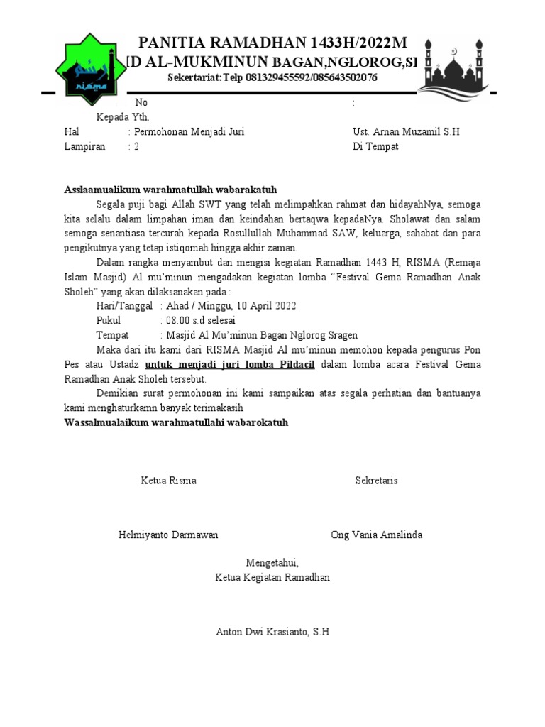 Undangan Lomba 2 | PDF