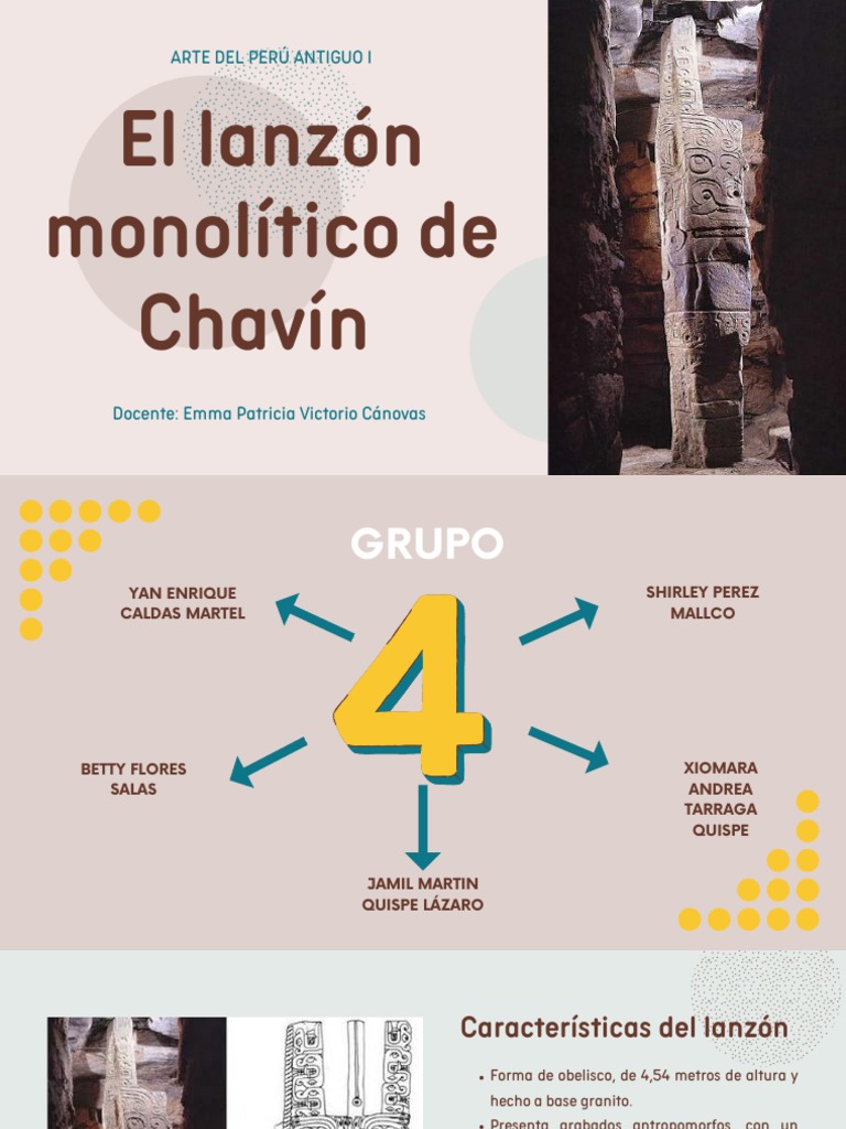 Lanzón Monolítico - Grupo 4 | PDF