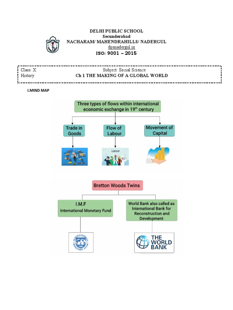 Grade10 The Making of Global World Notes 20221 | PDF | Bretton Woods ...