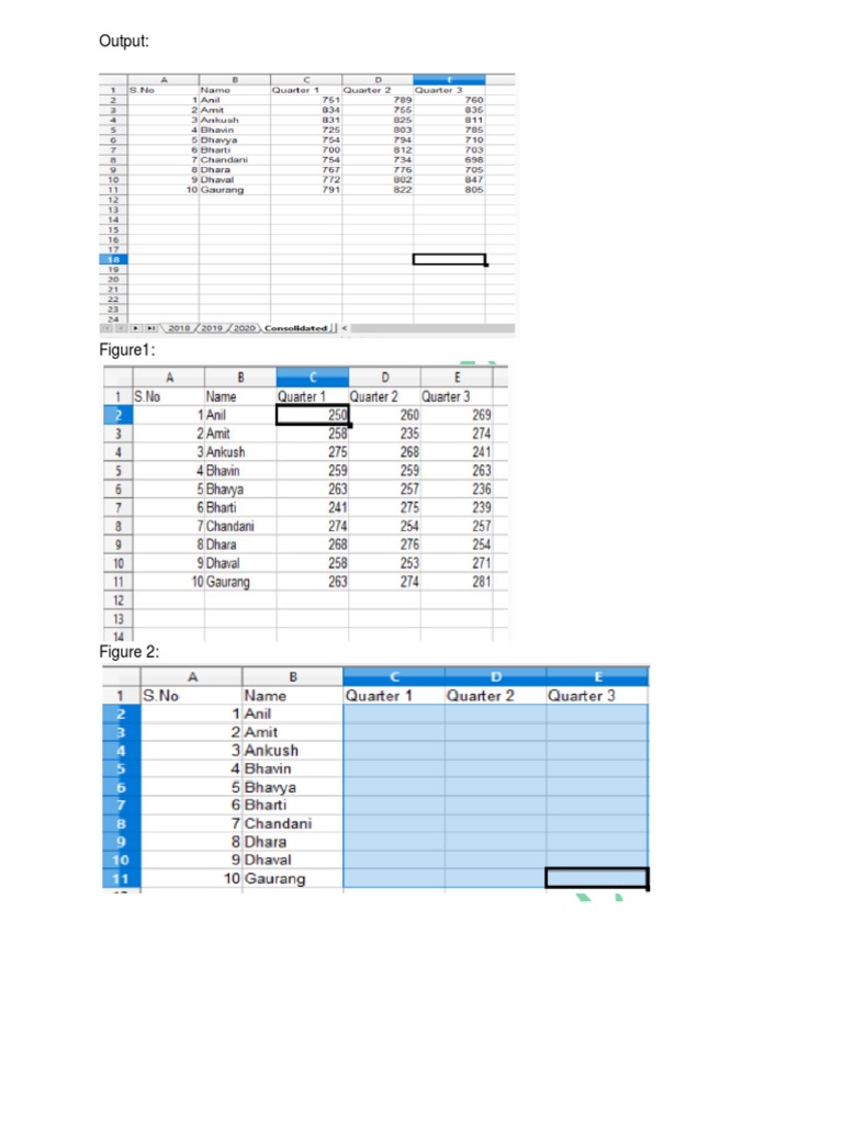 Electronic Spreadsheet Practical File (3) - 1 | PDF