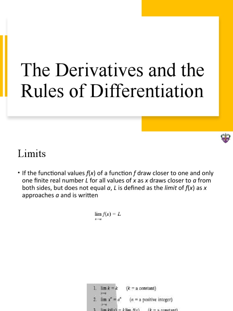 Derivatives | PDF | Derivative | Slope