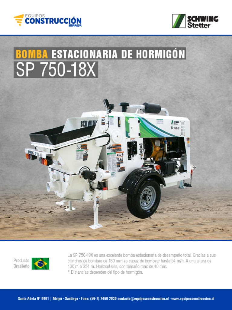 Ficha SP750 18X 3 | PDF | Bomba | Vehículos