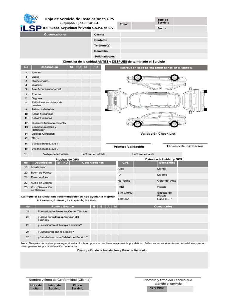 Formato Ilsp Pdf Vehículos Vehículo De Motor