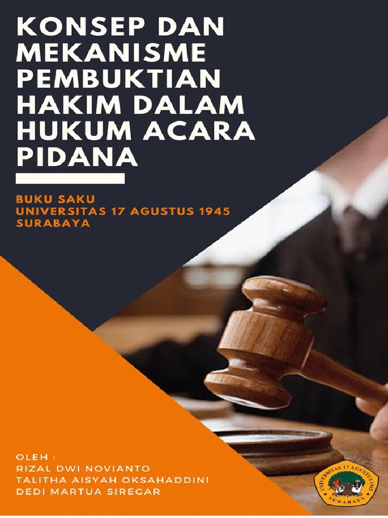 Buku Saku Konsep Dan Mekanisme Pembuktian Hakim Dalam Hukum Acara Pidana | PDF | Ilmu Sosial | Hukum