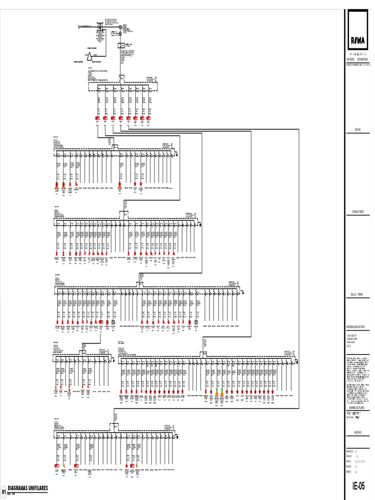 IE 05 Diagrama Unifilar | PDF | Energia electrica | Ingenieria Eléctrica