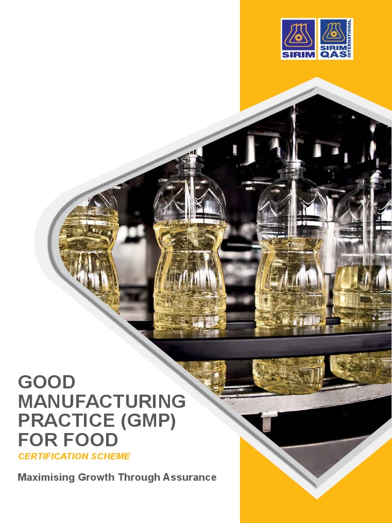 Good Manufacturing Practice GMP For Food | PDF | Food Safety ...