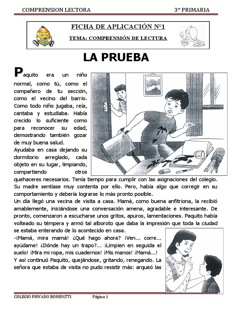 Comprensión Lectora Set | PDF