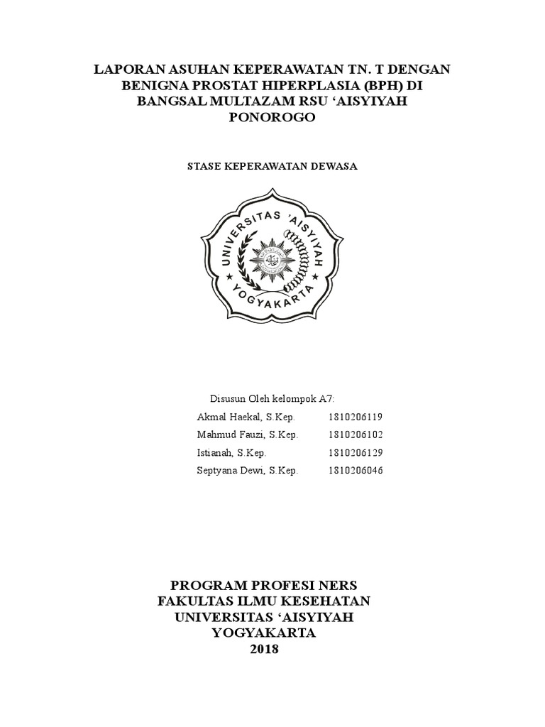Askep BPH Presus | PDF | Kesehatan Holistik