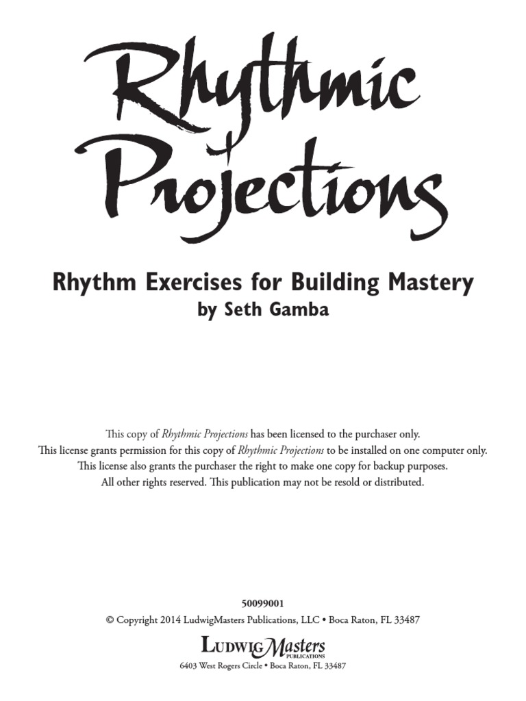 Rhythmic Projections | PDF | Rhythm | Understanding