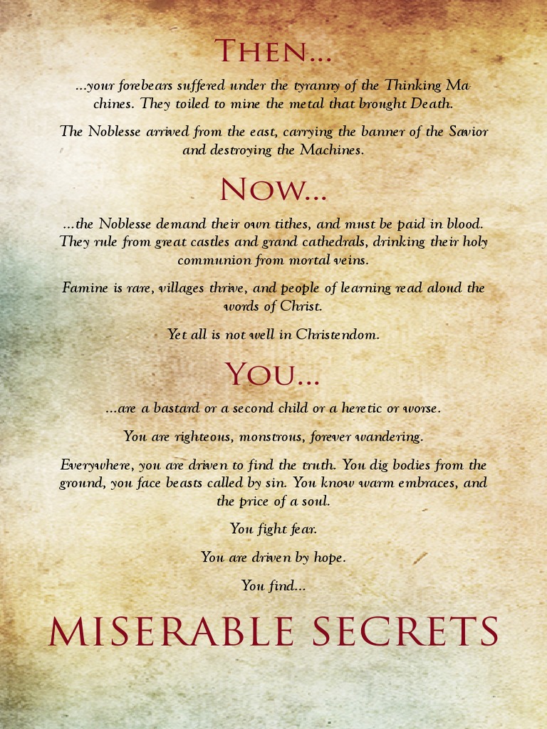 Miserable Secrets 2-3 | PDF | Playing Cards | Baptism