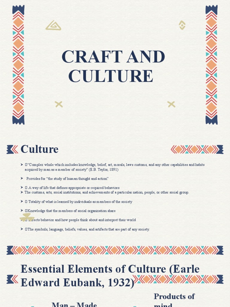 Culture and Craft | PDF | Society | Rituals