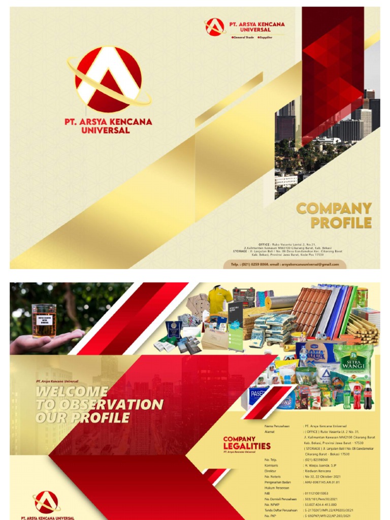 Pt. Arsya Company Profile | PDF