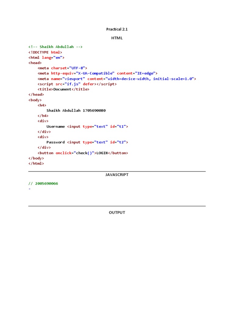 Practical 2 | Download Free PDF | World Wide Web | Internet & Web