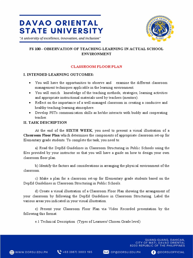 FS 100 Module 3 Output | Download Free PDF | Classroom | Learning
