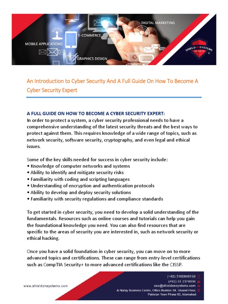 Blog Template - Cyber Security 1 | PDF | Security | Computer Security