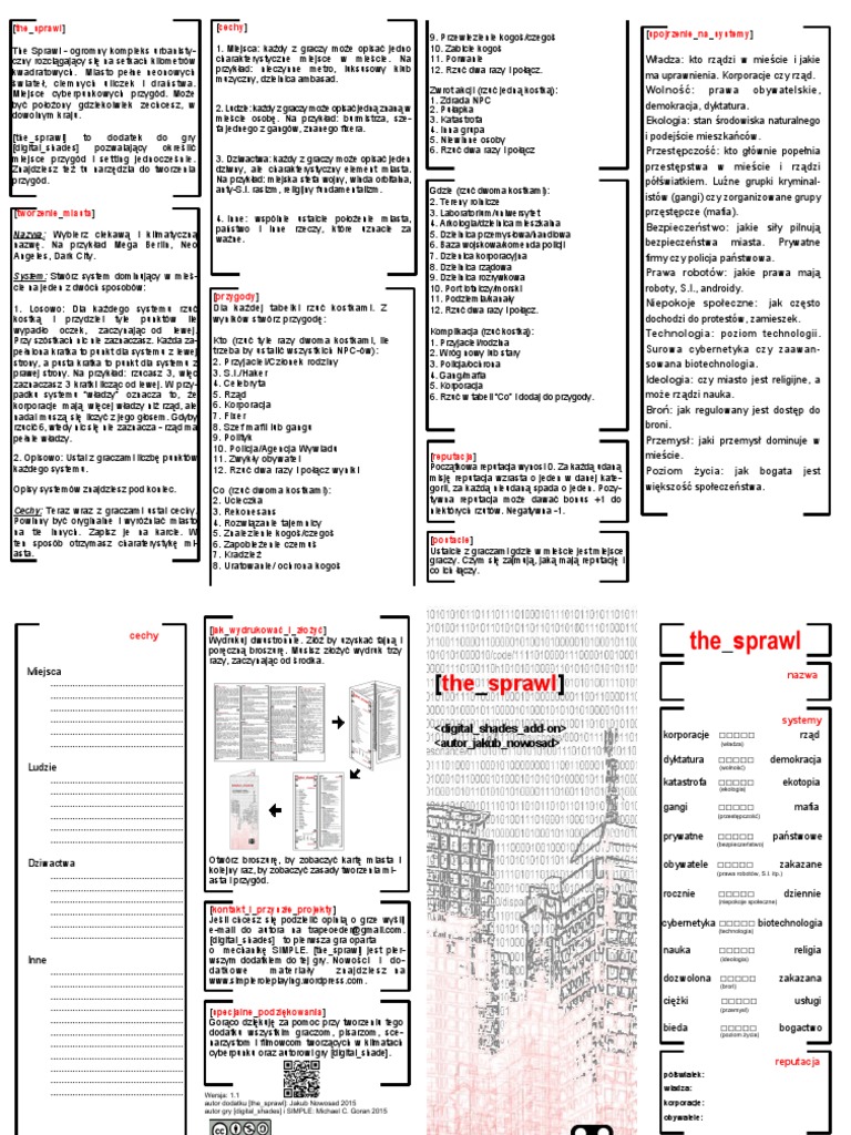 The Sprawl Pl2 | PDF