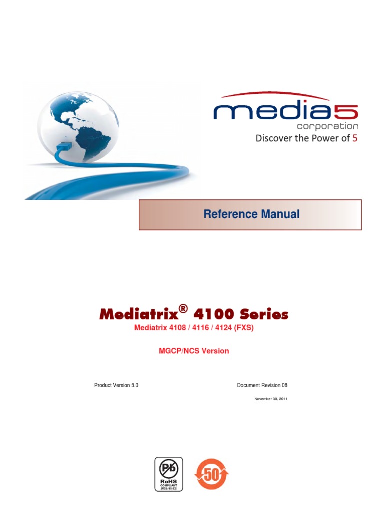 Mediatrix 4100 Manual | PDF | Networking | Internet & Web