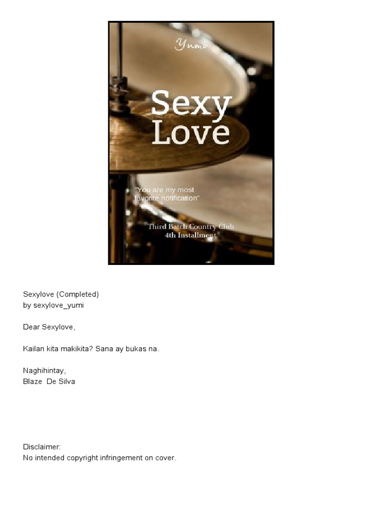 Sexylove (Completed) | PDF