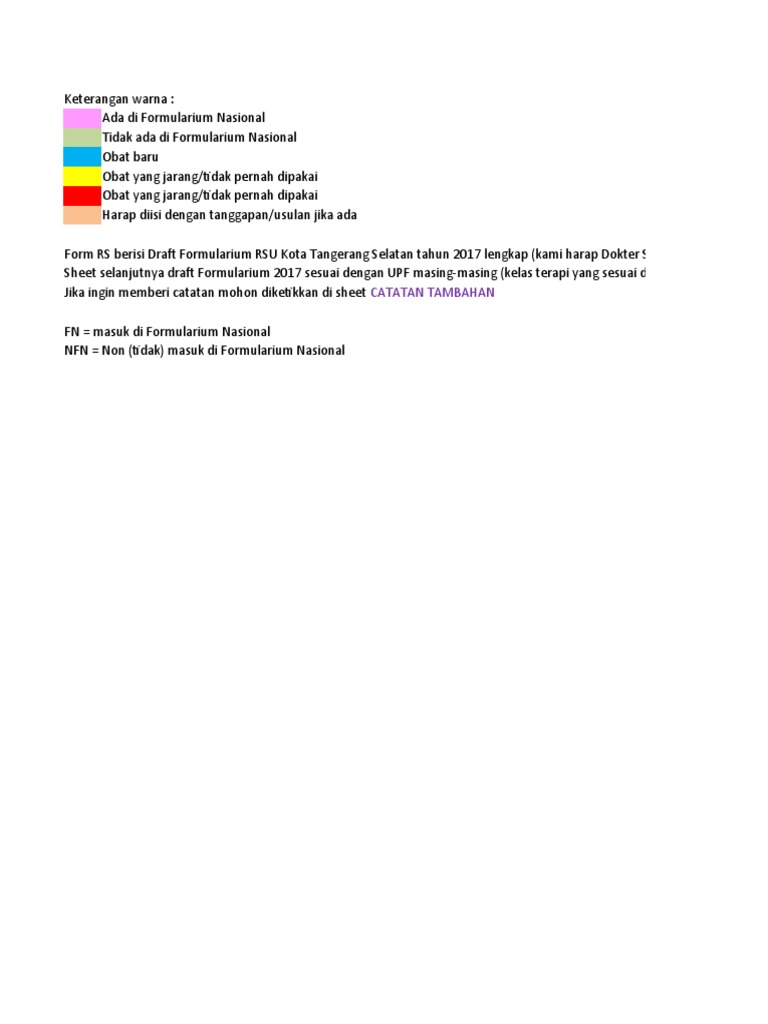 Draft Formularium 2017 Print Tanpa Principle | PDF