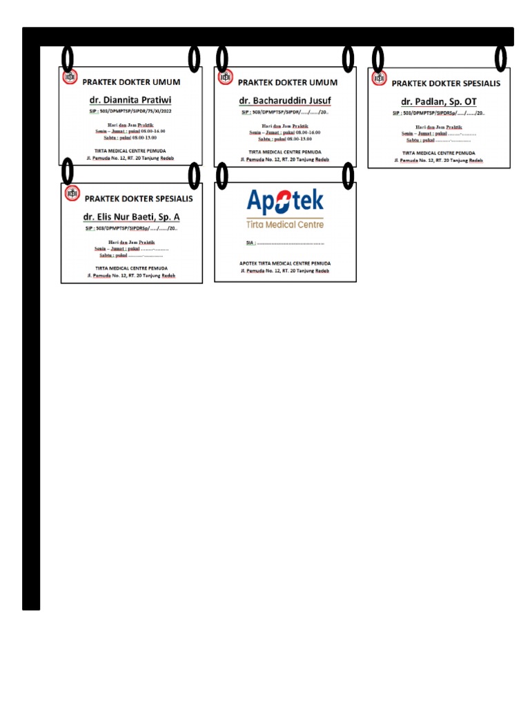 Plang Papan Praktek Apotek Pdf
