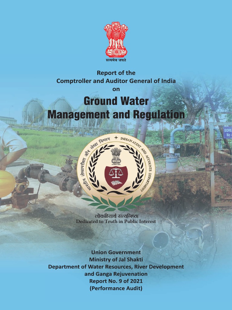 Report of The Comptroller and Auditor General of India Ground Water ...