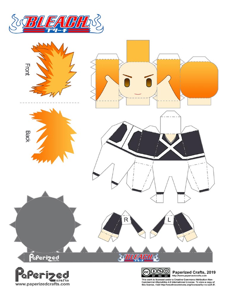 Bleach - Ichigo Kurosaki Papercraft | PDF