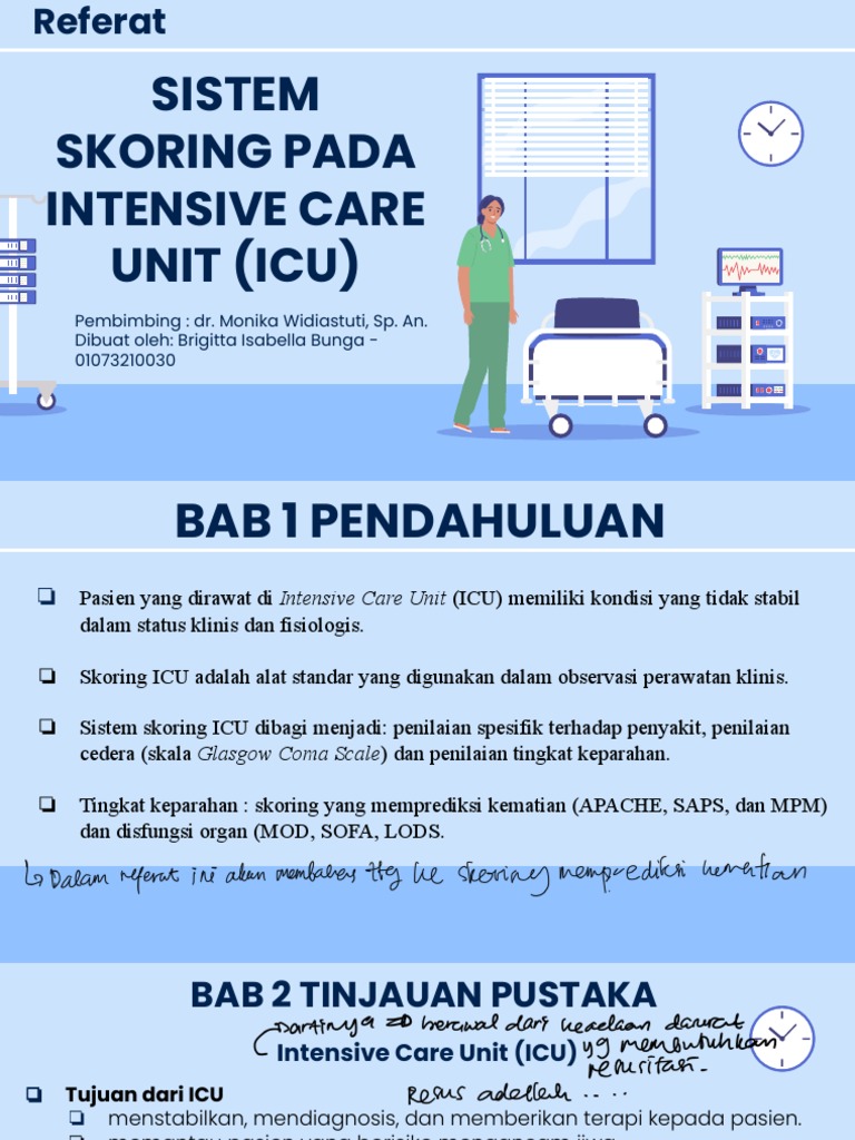 Scoring System Di ICU - Brigitta - 01073210030 | PDF