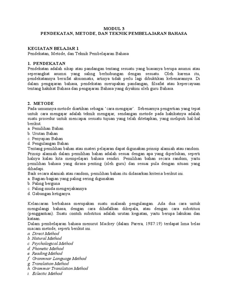 Bindo Modul 3 KB 1 Triska Vikka | PDF