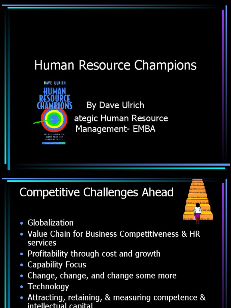 Dave Ulrich-Human Resource Champions | PDF | Human Resource Management ...