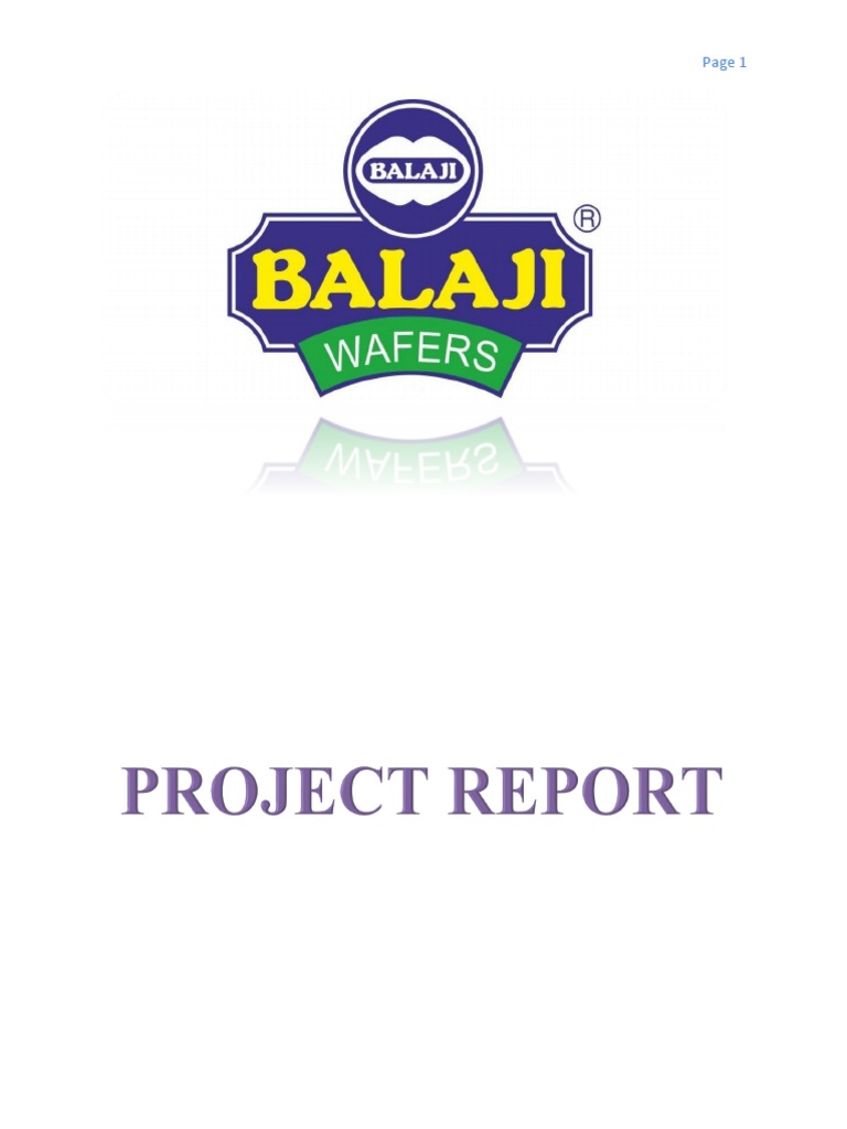 Balaji Private Limited Report | PDF | Brand | Marketing