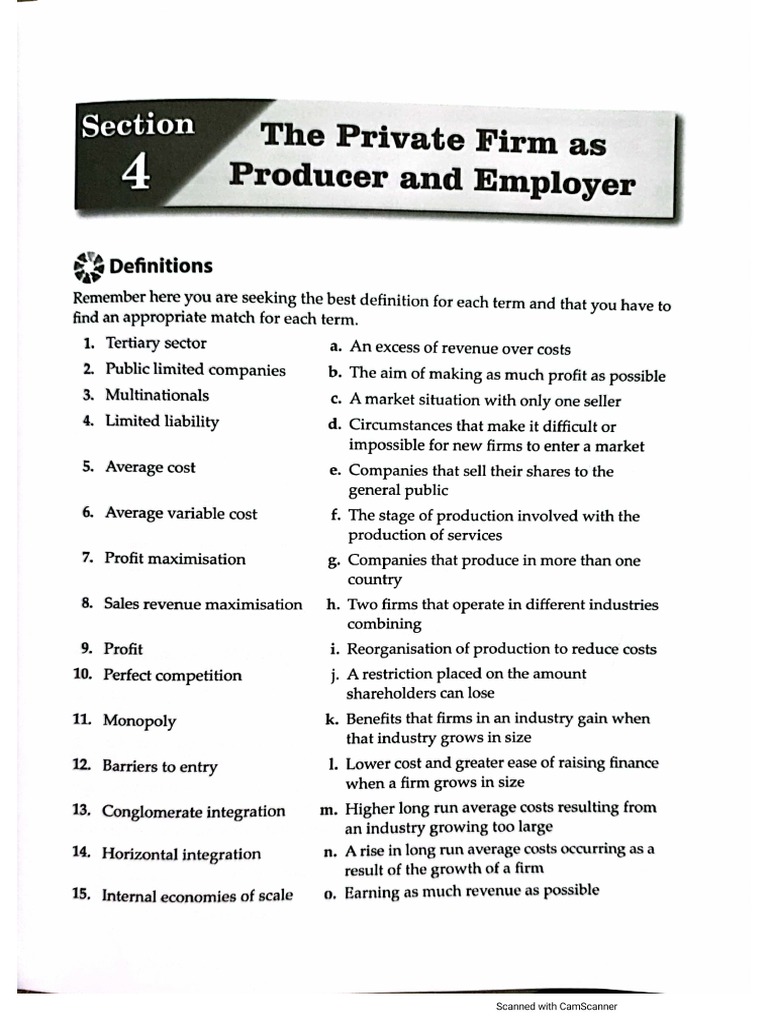 Section 4 Econs | PDF