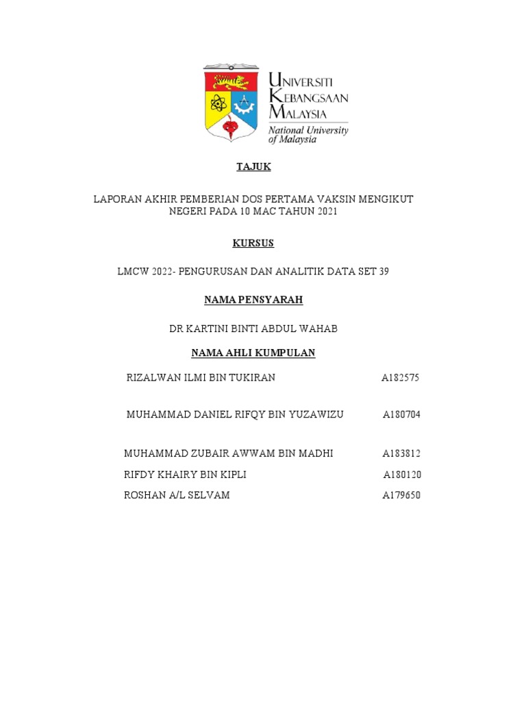 Laporan Akhir Analitik | PDF