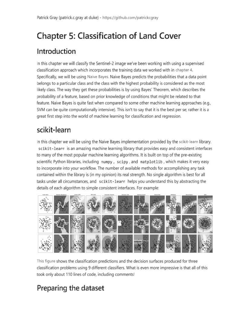 Chapter 5 Classification of Land Cover | PDF