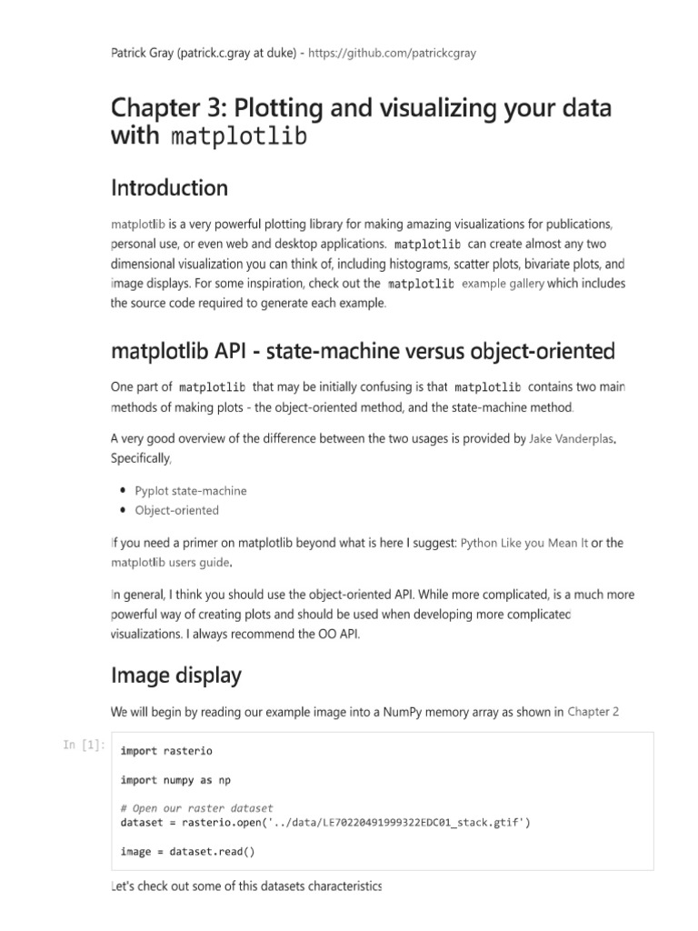 Chapter 3 Plotting and Visualizing Your Data | PDF