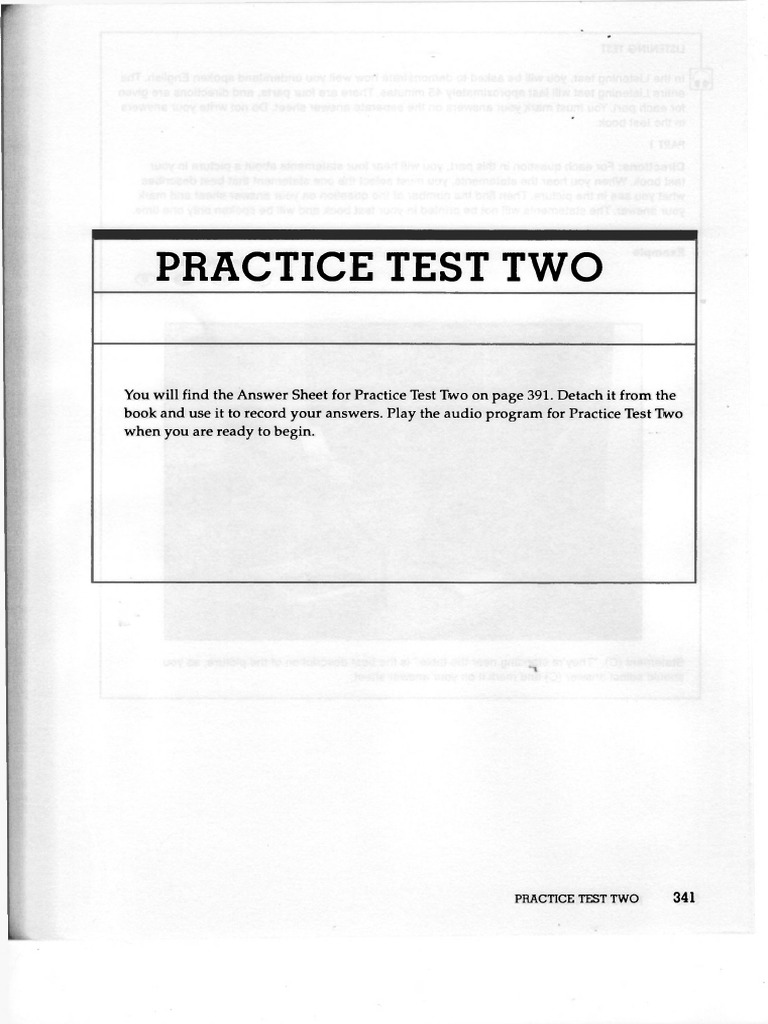 TOEIC Practice Test 2 | Download Free PDF | Compact Disc