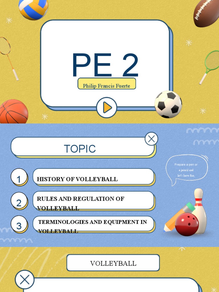 PE 2 Lesson 9 | PDF | Volleyball | Hobbies