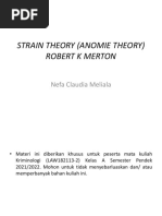 Teori Anomie | PDF