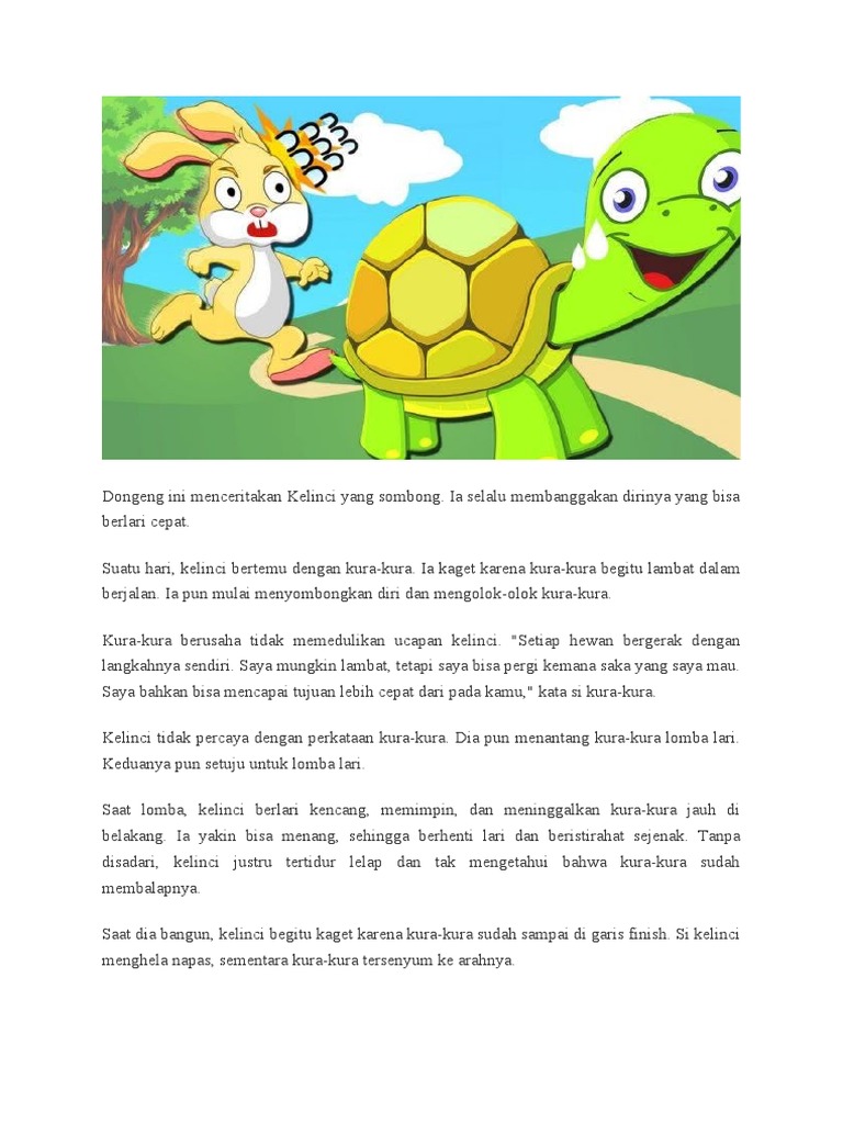 Dongeng Ini Menceritakan Kelinci Yang Sombong | PDF